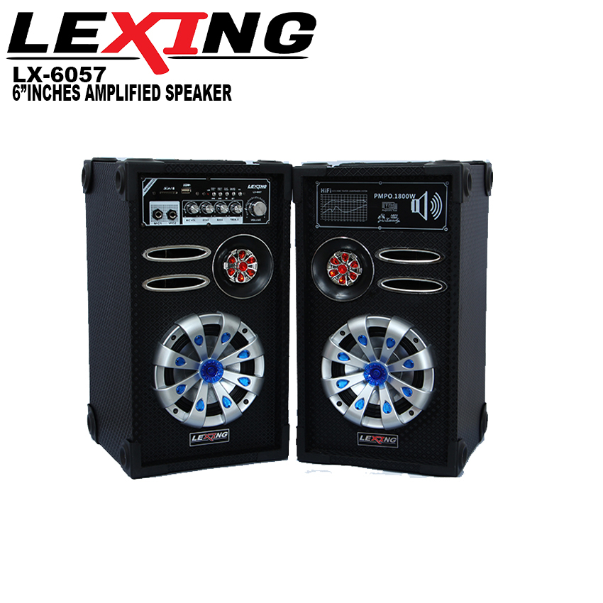 LEXING DUAL AMPLIFIER SPEAKER(6INCHES) | Shopee Philippines