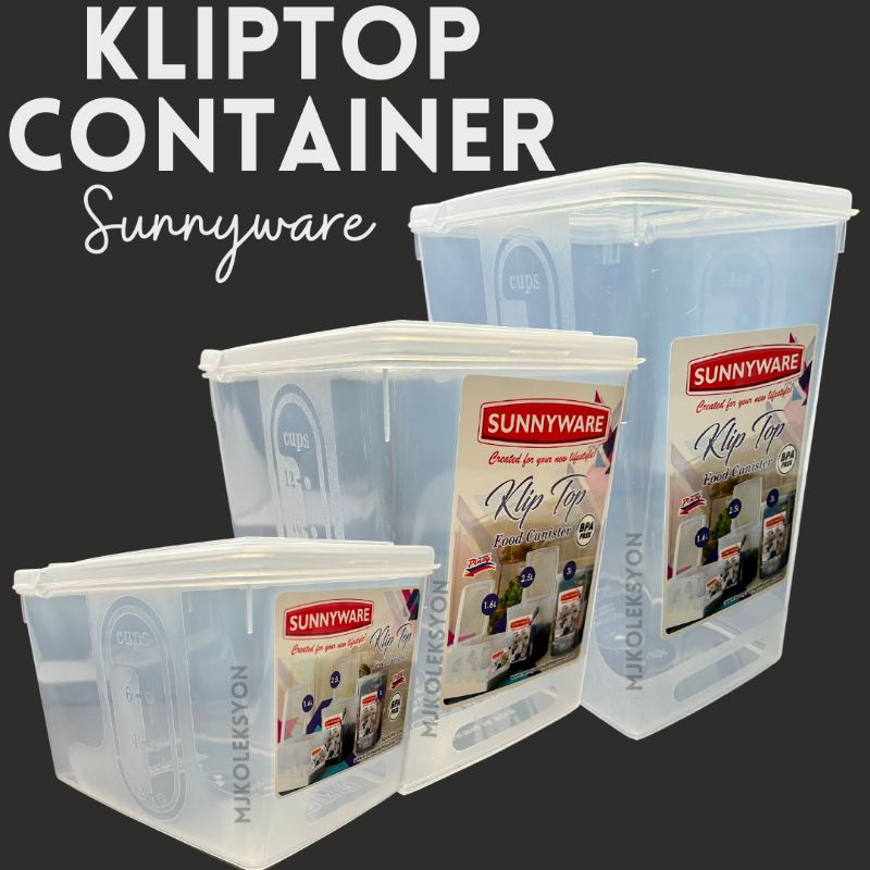 Kliptop Food Canister: The Ultimate Sunnyware Container for Milk Tea ...