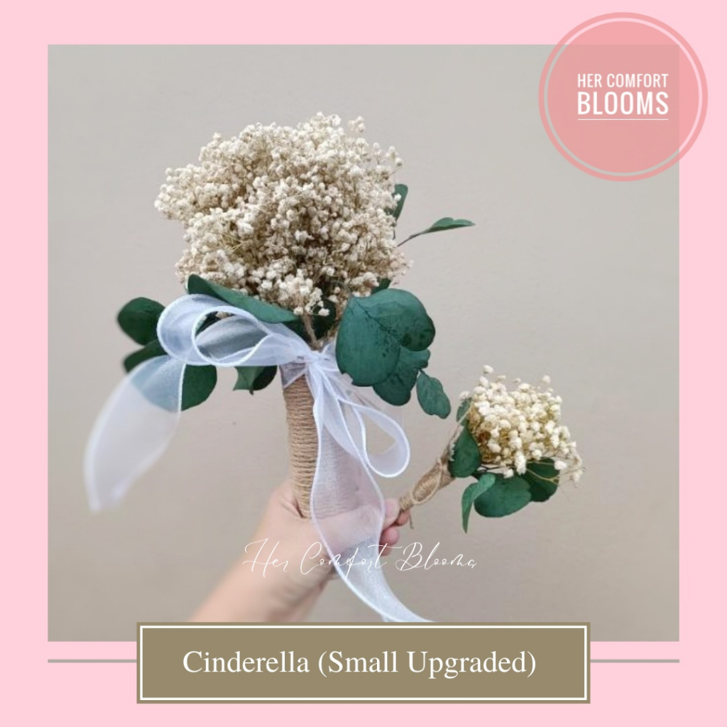 Simple Dried Flowers Bouquet, Bridal Bouquet for Simple/Intimate ...
