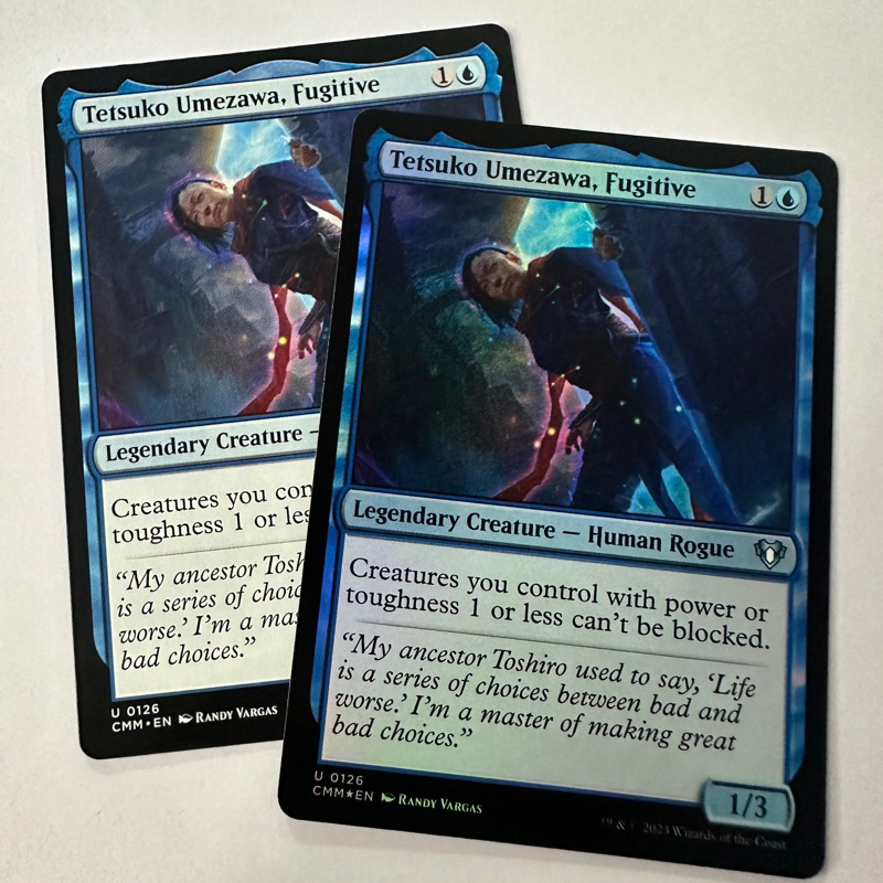 TETSUKO UMEZAWA, FUGITIVE | CMM COMMANDER MASTERS | BLUE | MTG MAGIC ...