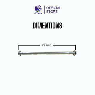 (OTAKA) PIVOT AXLE (SWING ARM AXLE) for VARIOUS MOTORCYCLE BRAND AND ...