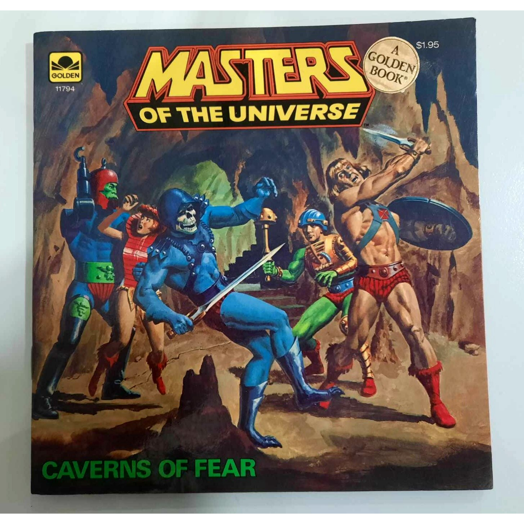Vintage HE-MAN book comics Mattel MOTU He-Man action figure toy ...