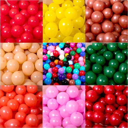 100pcs size5/10/12 standard balloon ordinary latex quality balloon ...