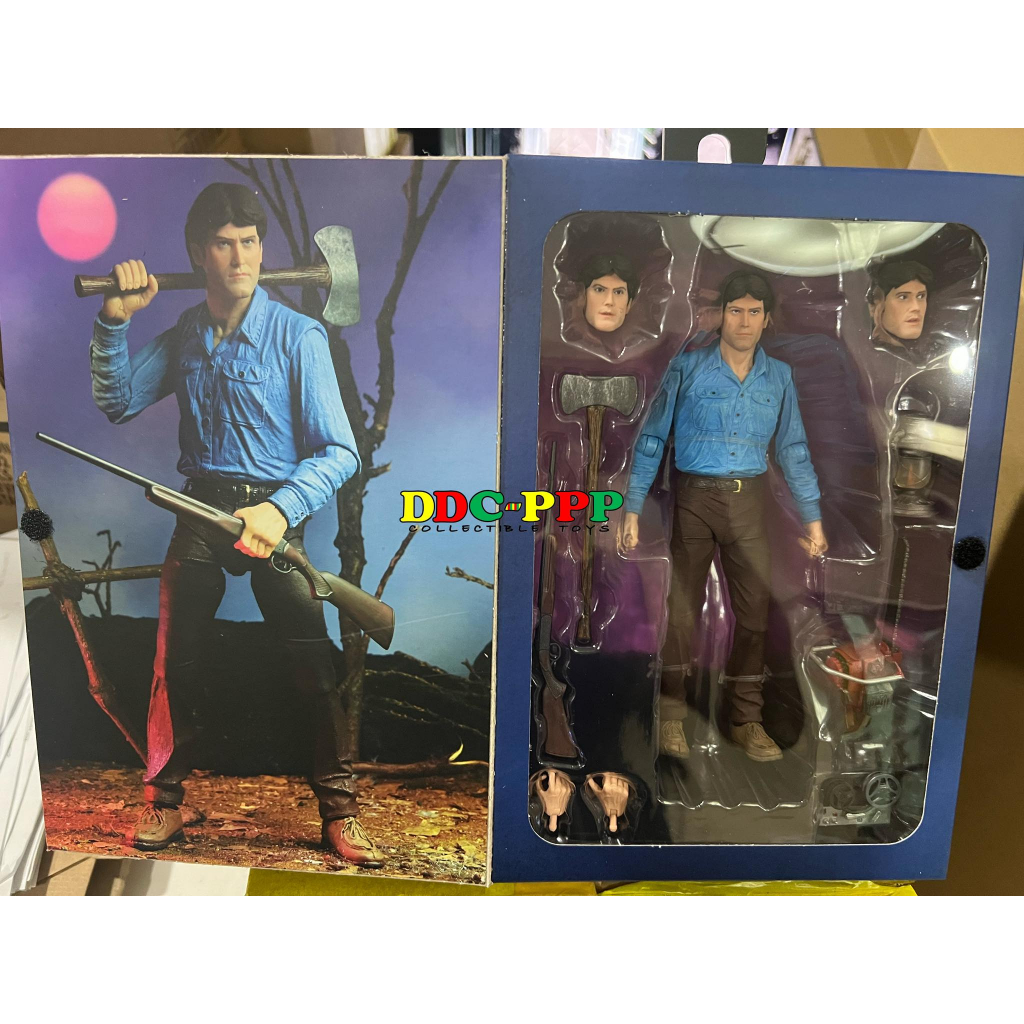 ASH ULTIMATE - THE EVIL DEAD 40th ANNIVERSARY - NECA 7 INCH ACTION FIGURE (SEALED) | Shopee ...