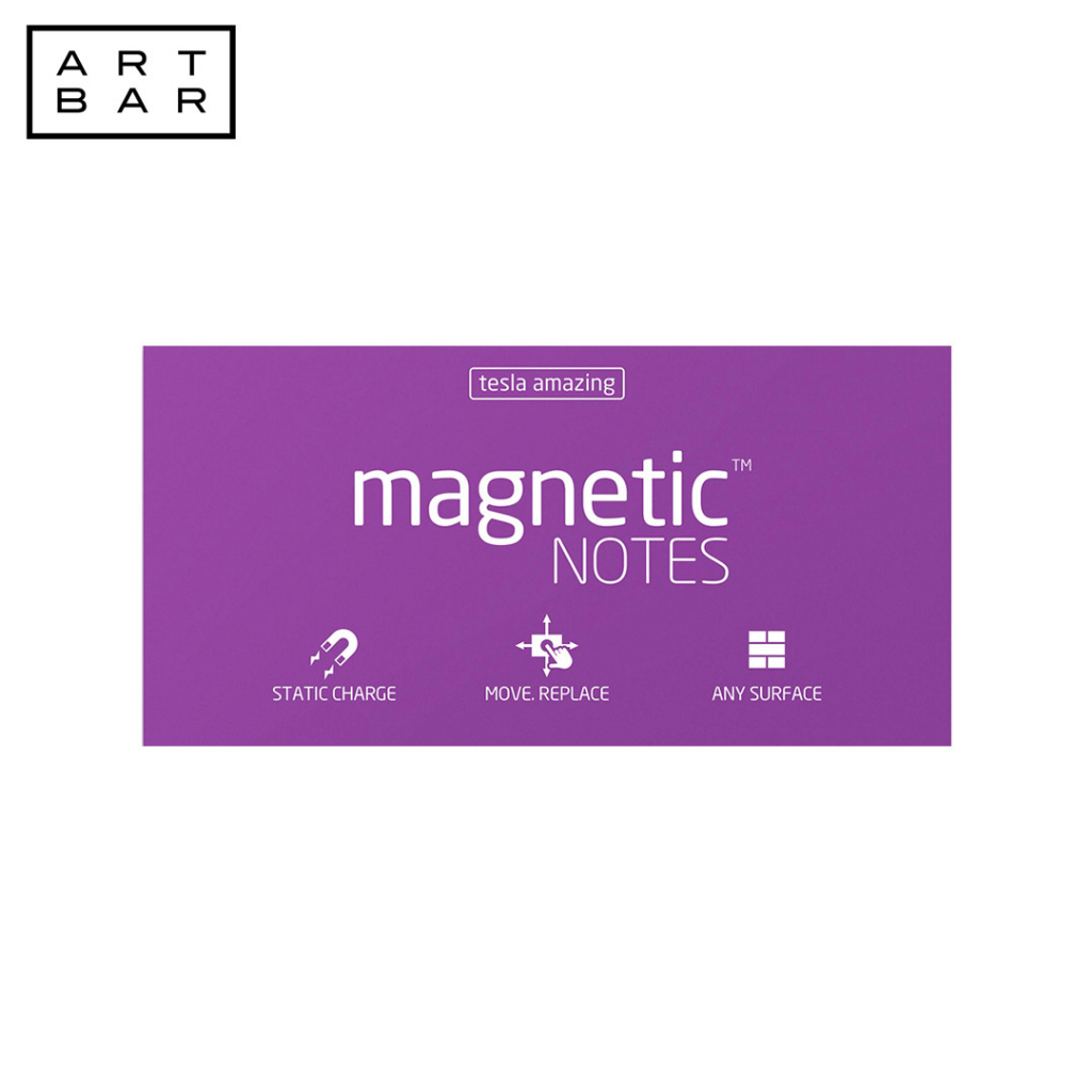 Tesla Amazing Sticky Notes Magnetic Violet 7.90x3.95 Large 100s - Art ...