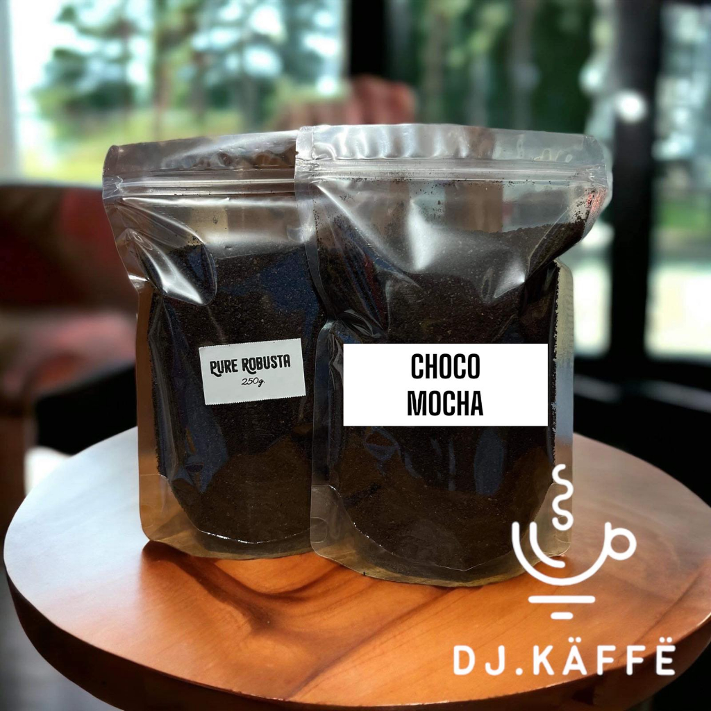 DJ.KAFFE Choco Mocha Flavored Freshly Ground Coffee Beans 250g 500g 1kg ...
