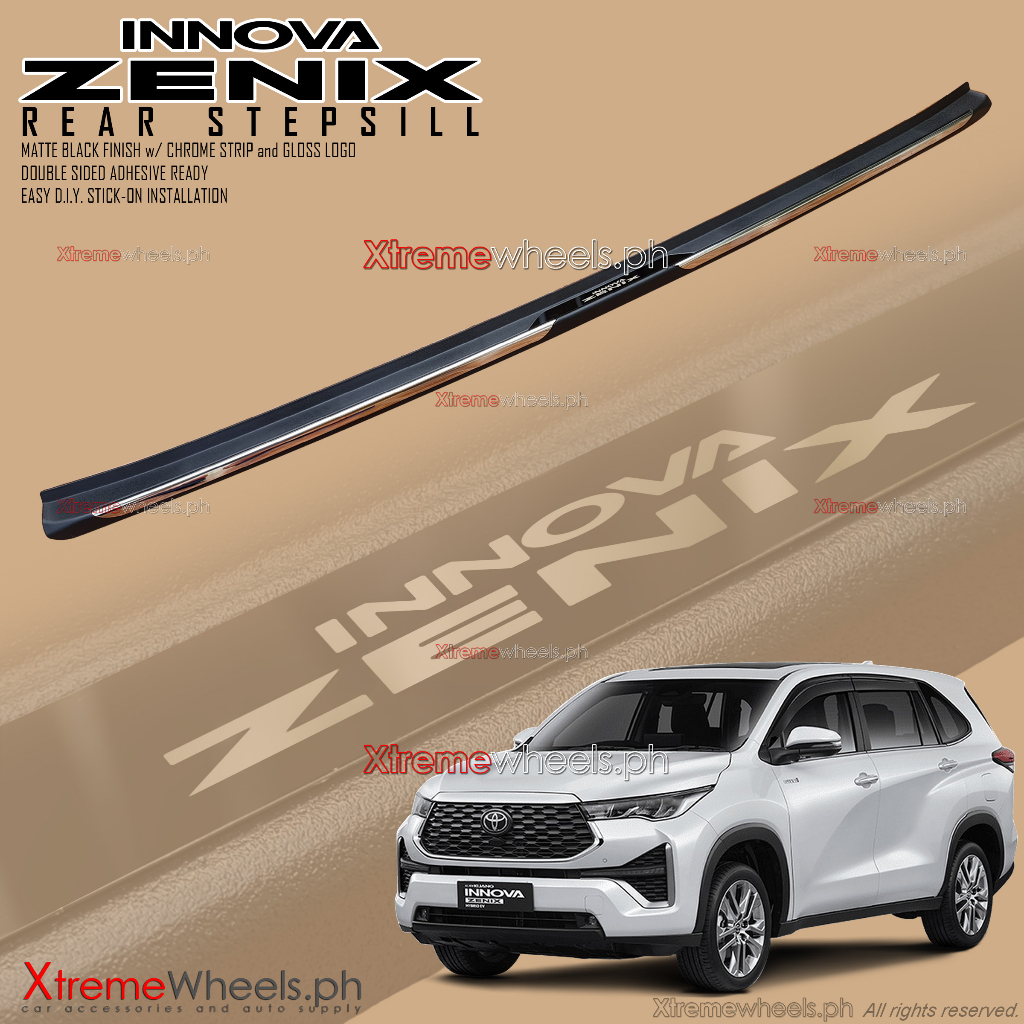 Toyota Zenix Q V Hybrid 2023-2025 with Chrome Rear Bumper Protector ...
