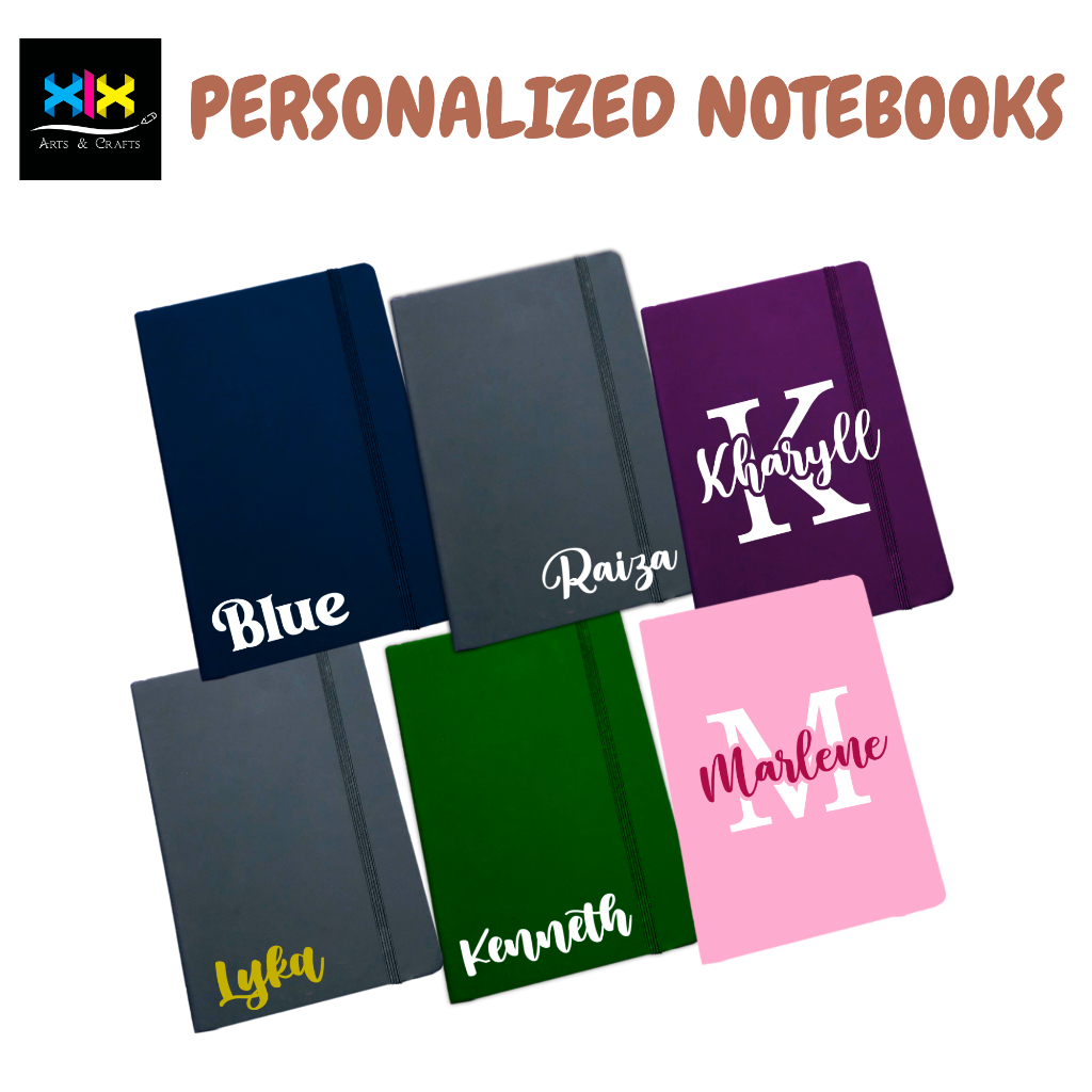 Personalized Notebooks with name 25K Moleskin Rubber Diary Strap ...