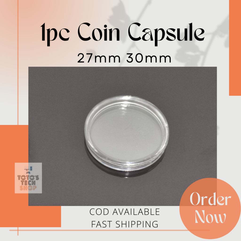 1pc Coin Capsule 27mm 30mm | Shopee Philippines