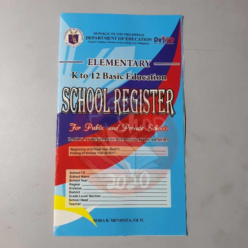 Elementary K to 12 Basic Education School Register | Shopee Philippines