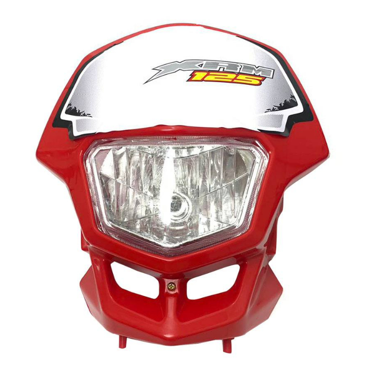 Motorcycle Headlight Assembly/Set for Honda XRM110 XRM125 (RED,BLACK ...