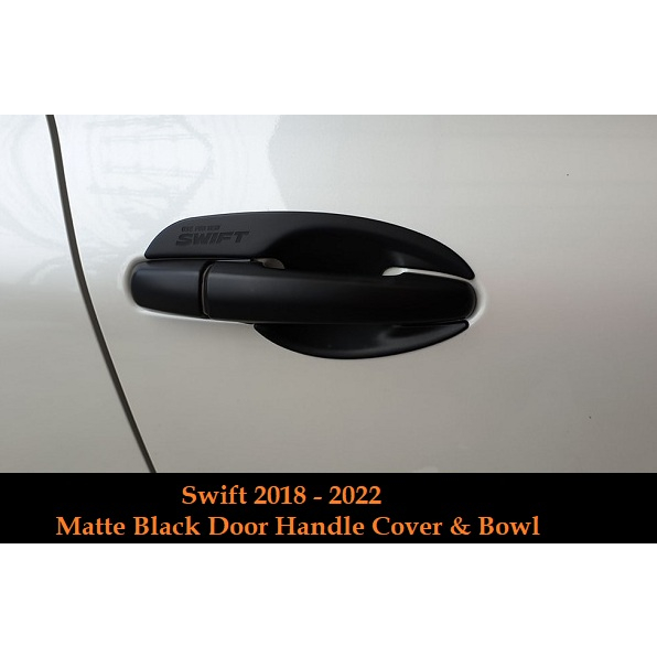 Suzuki Swift 2018 to 2022 Matte Black Door Handle Cover, Bowl and Gas ...