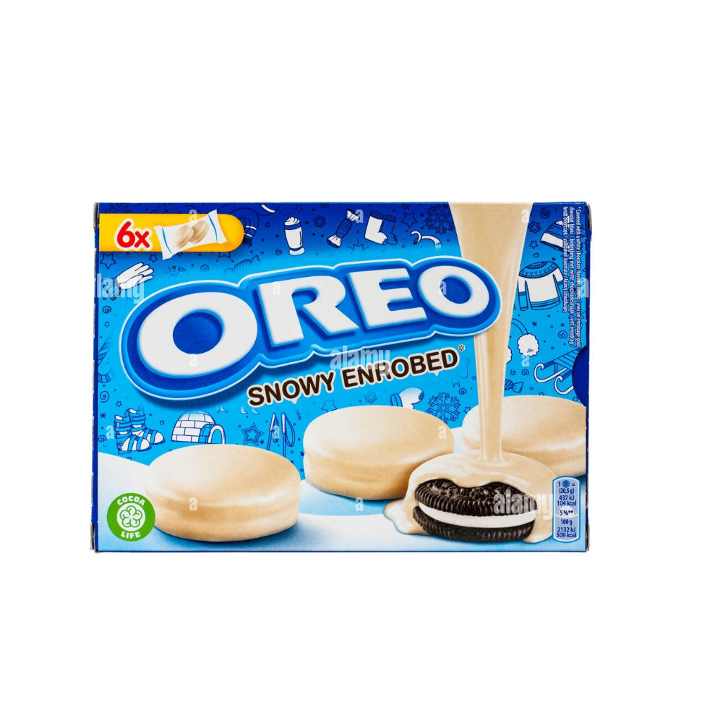 Oreo Snowy Enrobed White Chocolate Covered Biscuits 246g | Shopee Philippines