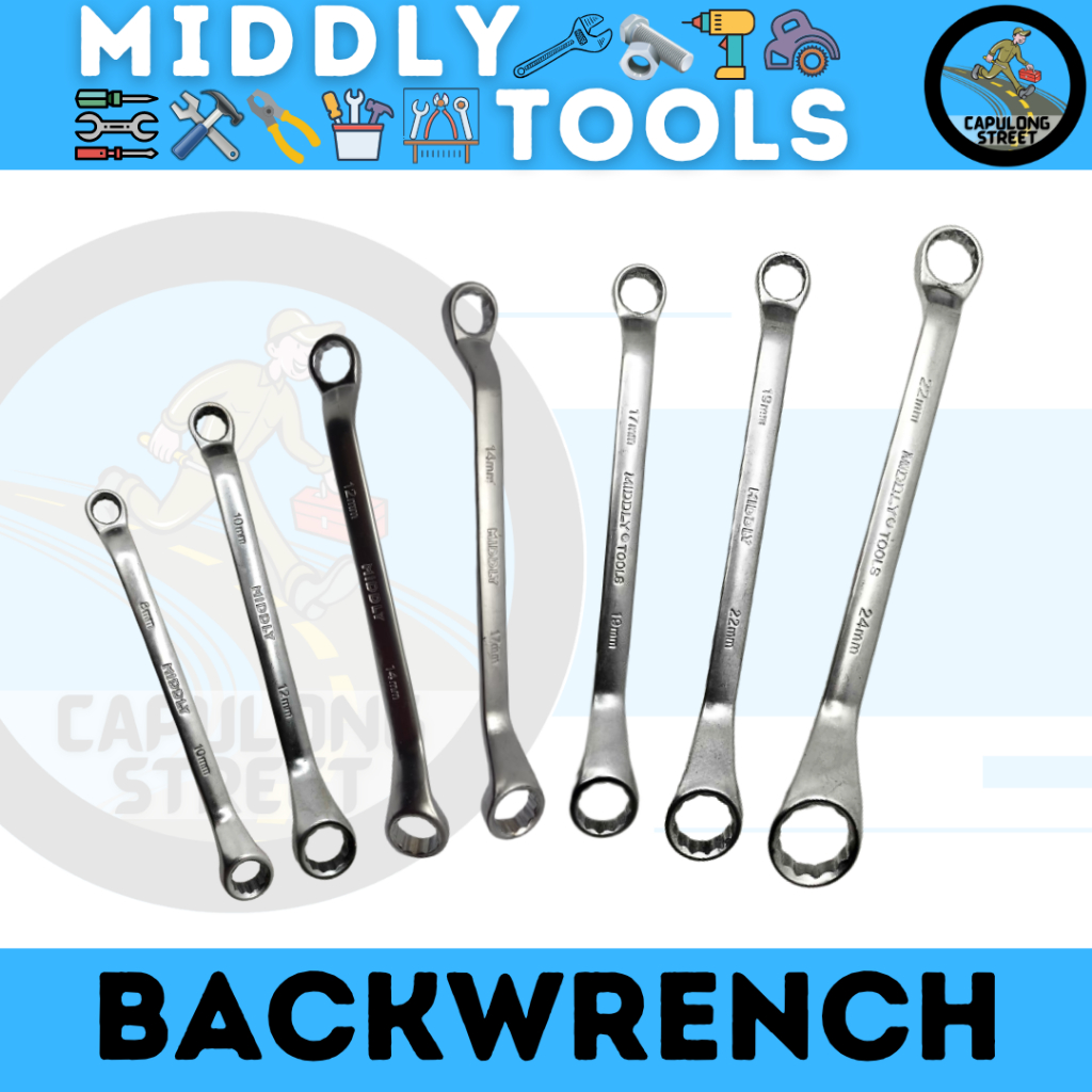 Capulong Street Middly Backwrench 8mmX10mm to 22mmX24mm with Variations ...