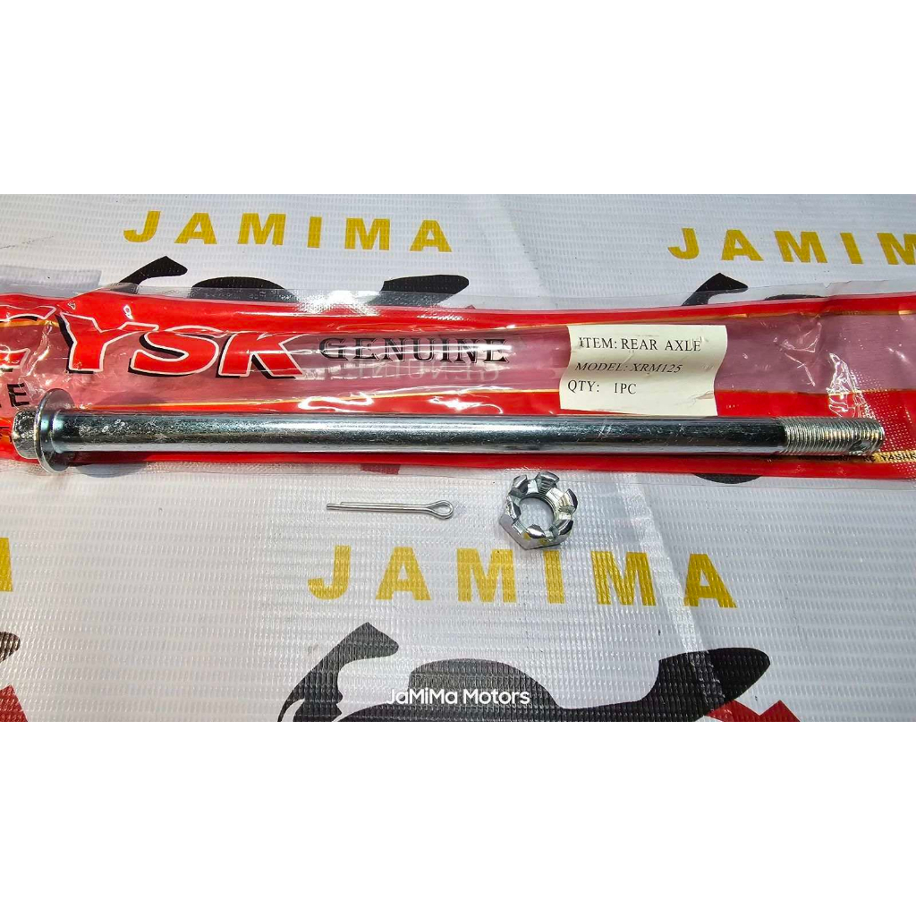 JMM REAR AXLE STOCK XRM 125 YSK BRAND | Shopee Philippines