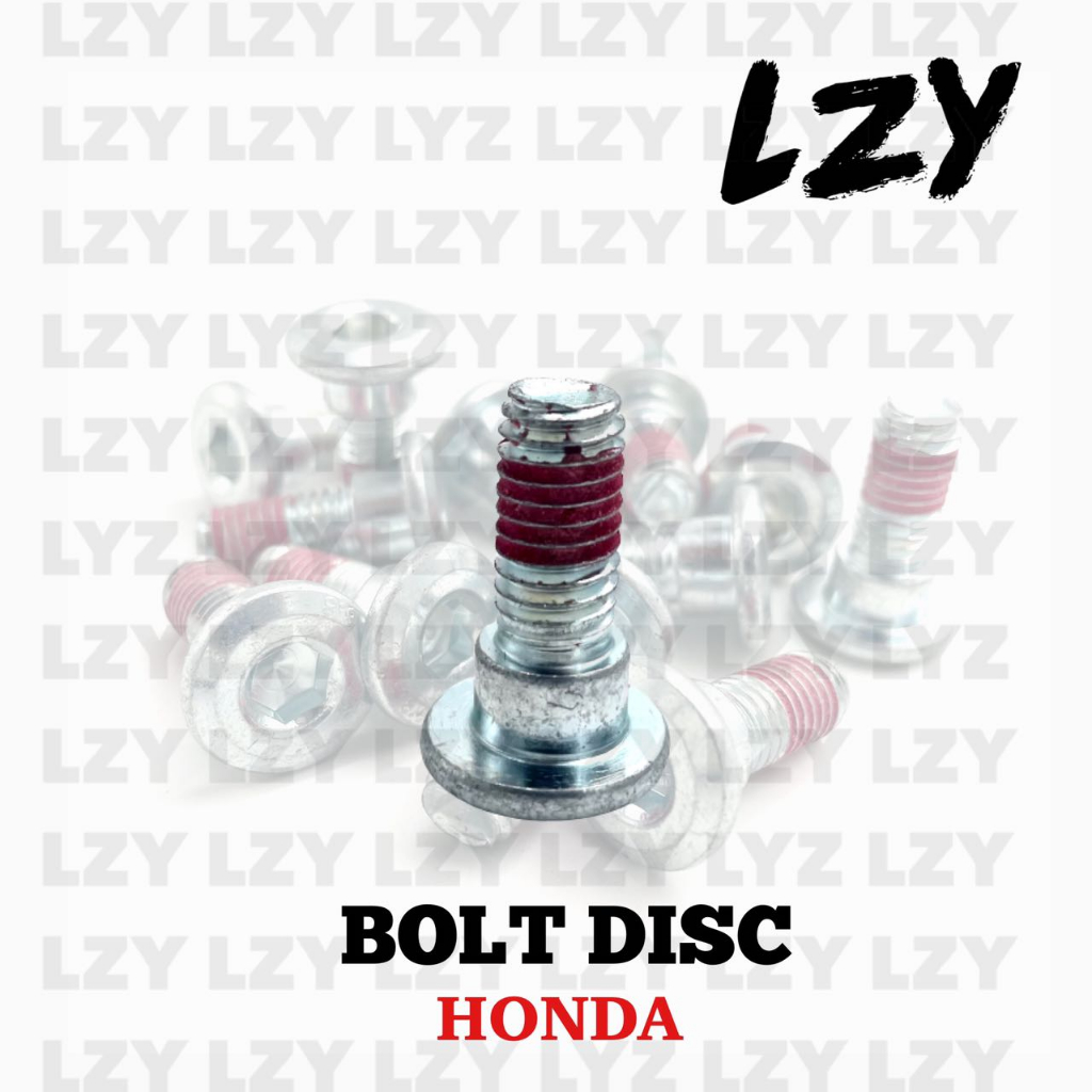 LZY Original Honda Brake Disc Bolt Universal Nut Motorcycle Accessories ...