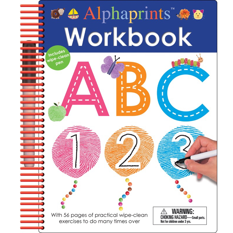 Alphaprints: Wipe Clean Workbook ABC | Shopee Philippines