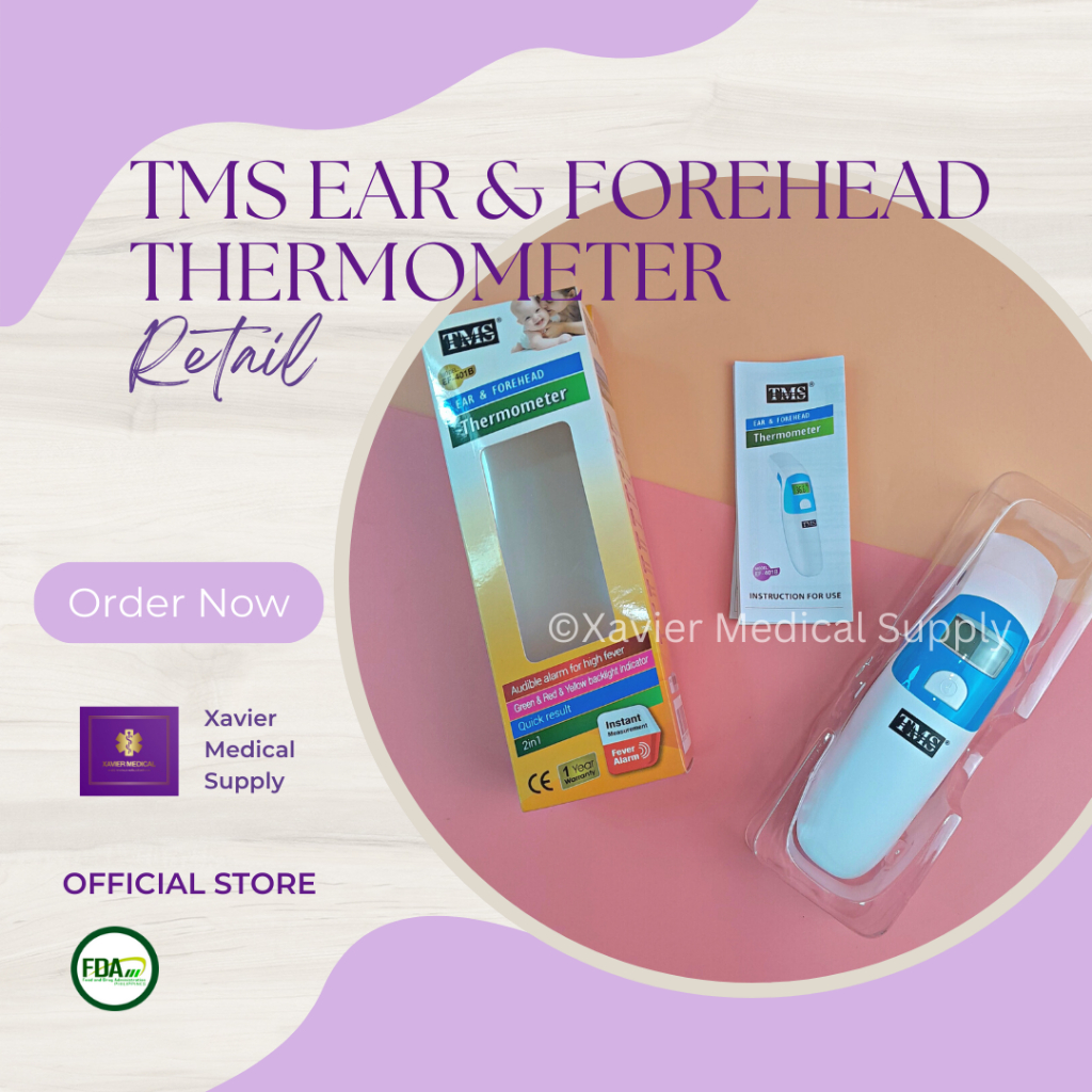 TMS Ear & Forehead Thermometer Retail (SOLD PER UNIT) | Shopee Philippines