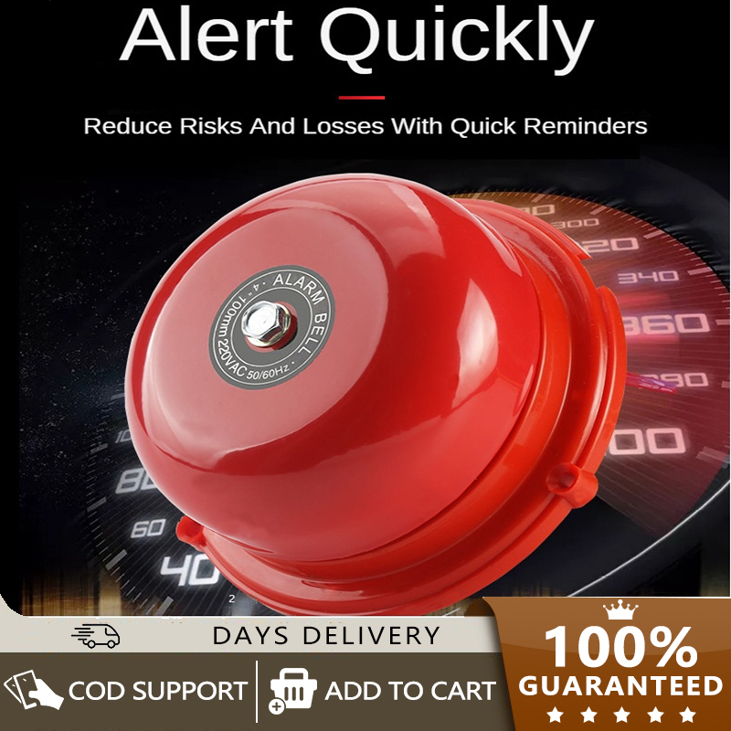 2"/3"/4"/6"/8"/10"/12" Fire Alarm Bell 220V Manual Switch Home Safe ...