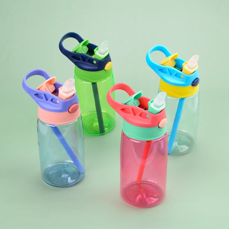 Plastic Baby Kids Drinking Water Bottle Straw Tumbler for Boy Girl | Shopee Philippines
