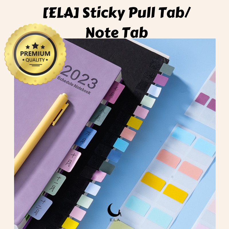[ELA] Sticky Pull Tab/ Note Tab | Shopee Philippines