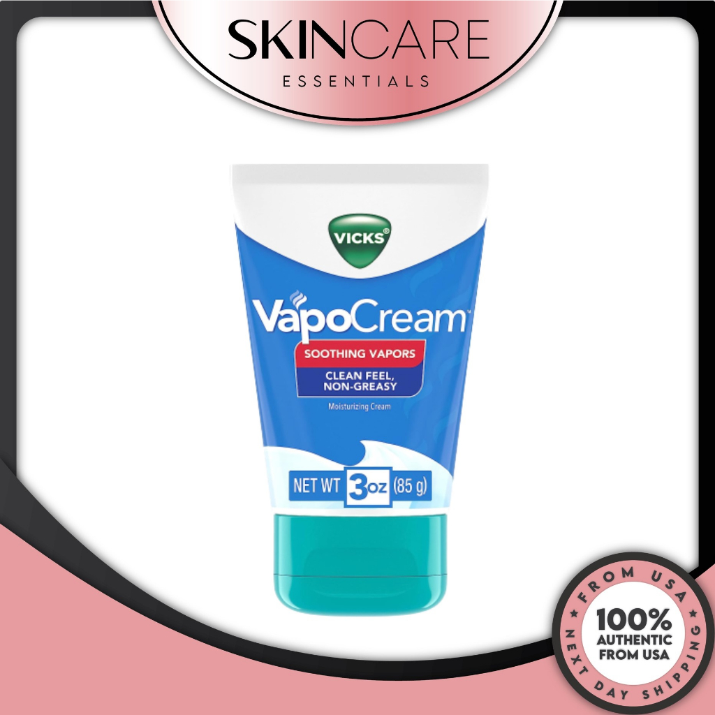 Vicks VapoCream Non-Greasy Moisturizing Cream Non-Medicated (85 g ...