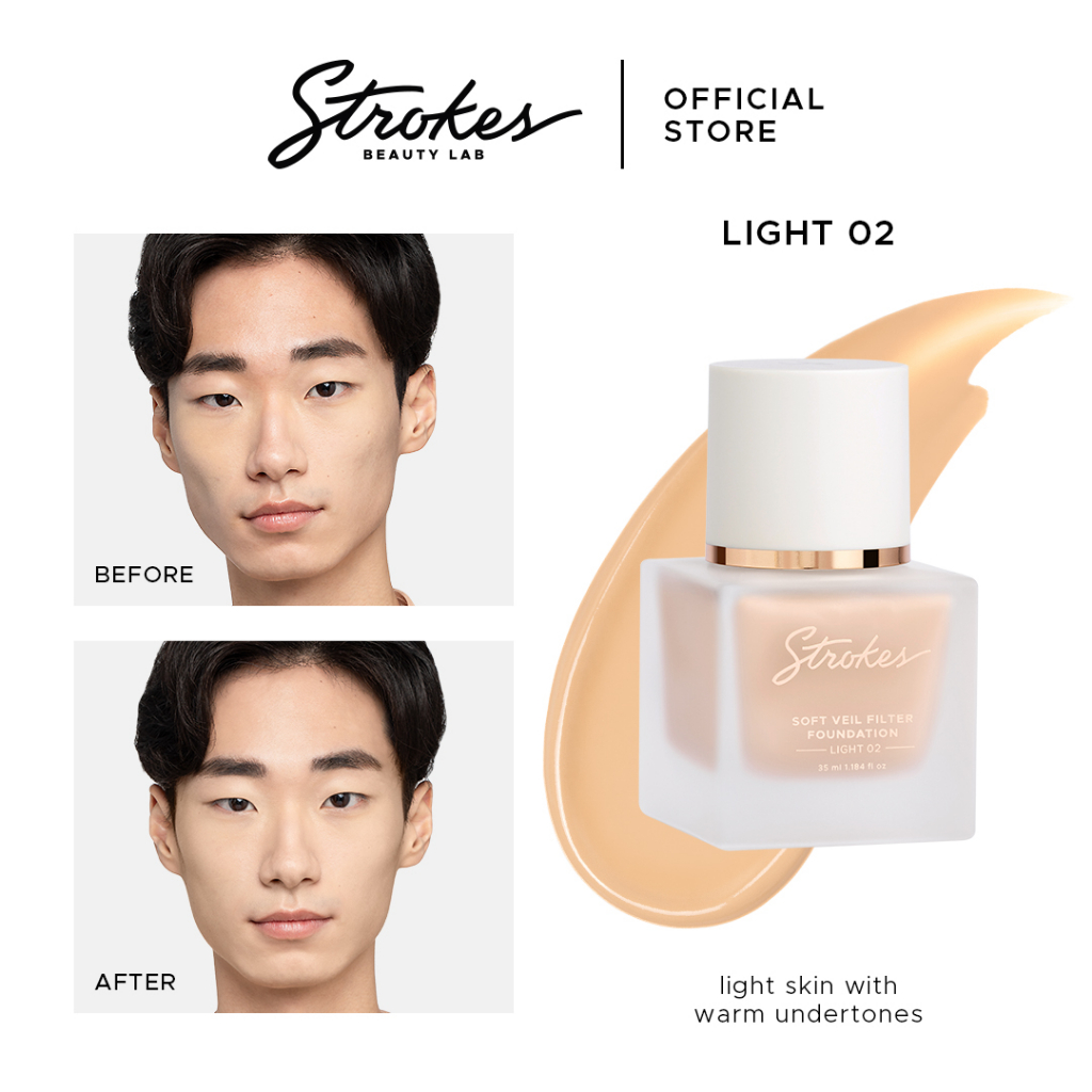 Strokes Soft Veil Filter Foundation [Oil-Free Soft Matte Liquid ...