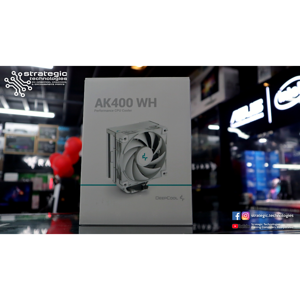 Deepcool AK400 WH Single Fan Performance Tower CPU Air Cooler - White ...