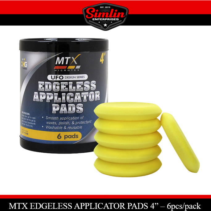 Edgeless Wax Applicator Foam Pads (6pads) Microtex MTX | Shopee Philippines