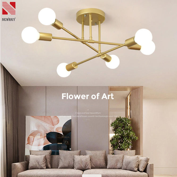 Ceiling Light Modern Style 6 Light Chandelier Light Fixture Chandelier ...