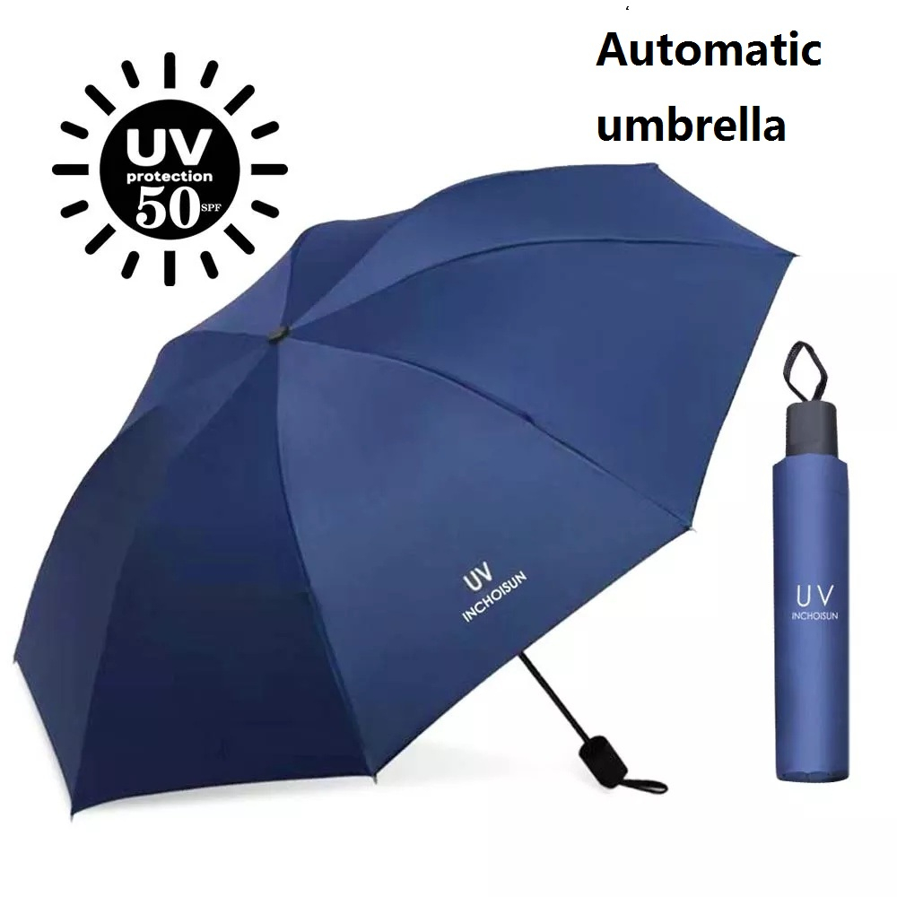 Chinee Automatic Folding Umbrella For Men & Women Anti-Ultraviolet, Sun, Rain UV Design Umbrella ...