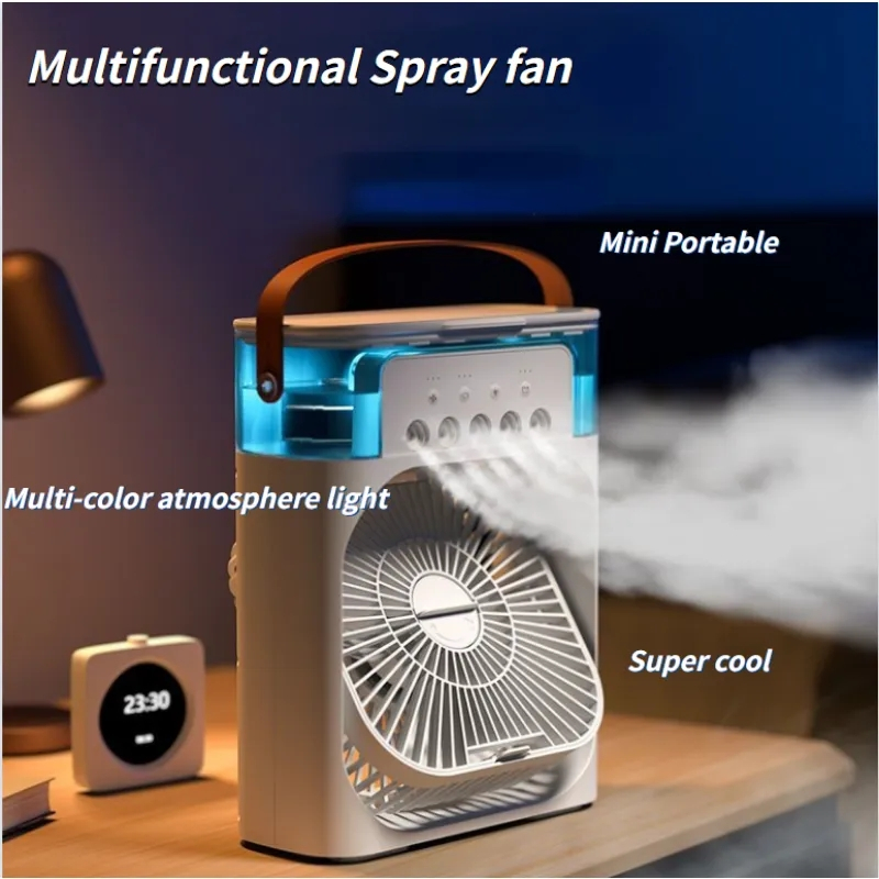 3-in-1 Portable Aromatherapy Spray Air Humidifier USB LED Night Light ...