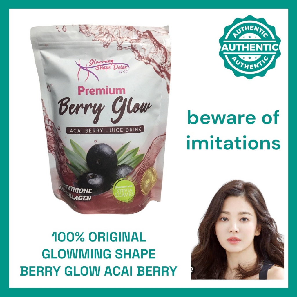 PREMIUM BERRY GLOW ACAI BERRY JUICE DRINK GLUTATHIONE AND COLLAGEN ACAI ...