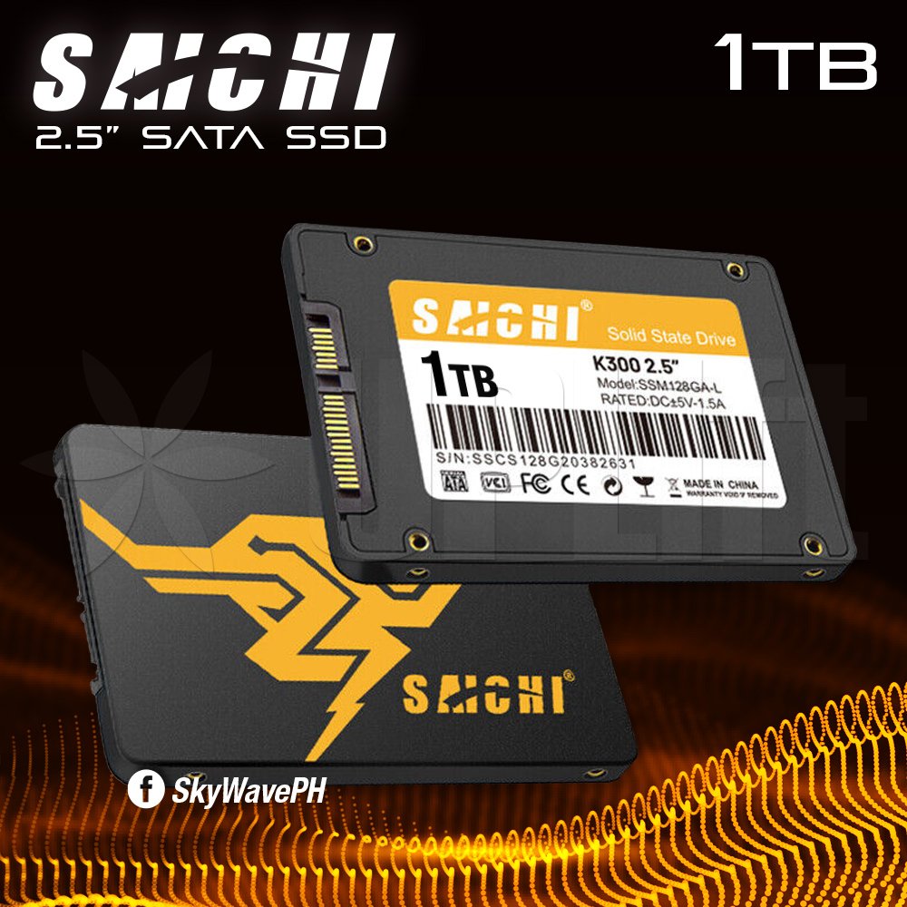 SAICHI 2.5" SATA III Solid State Drive SATA SSD for PC Laptop 128GB ...