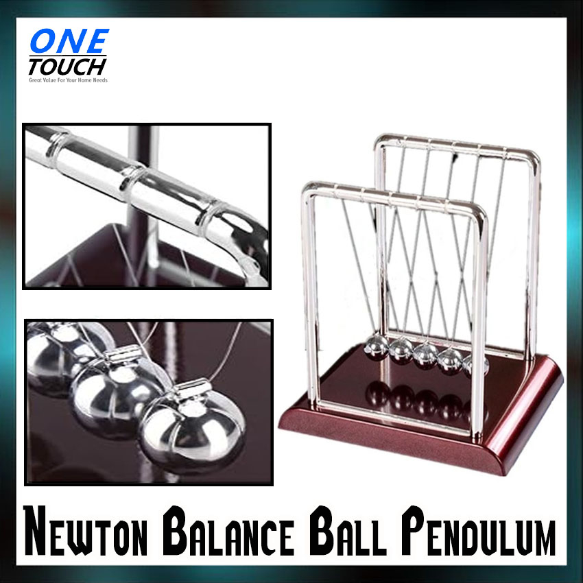 Cradle Steel Newton's Balance Ball Physics Science Mini Pendulum ...