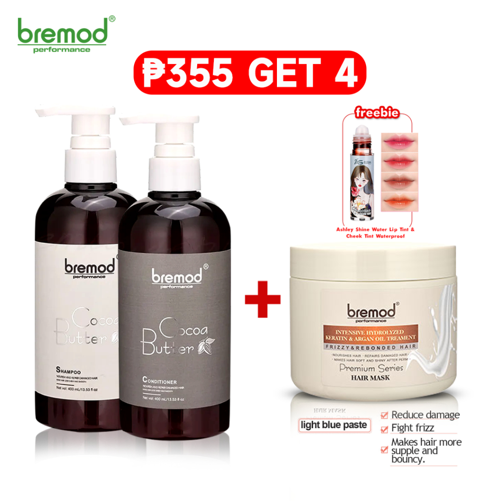 Bremod Natural Premium Hair Shampoo & Conditioner Natural Nourish Hair ...