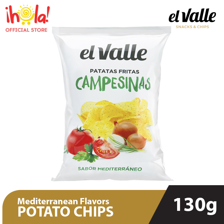 Hola Store EL VALLE Mediterranean Flavors Potato Chips 130g | Shopee ...