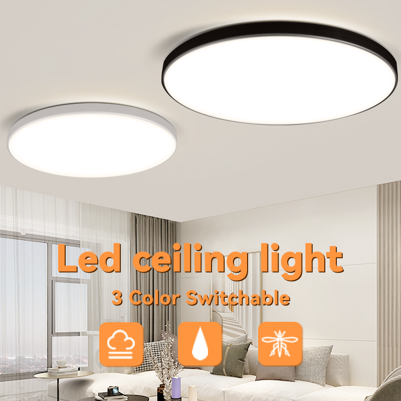 Led Ceiling Light Tri Color 50/70W 3 Color Ceiling Lights Led Lamp For ...