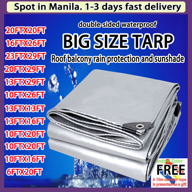 Trapal Thick Waterproof On Both Sides 13FT x 20FT Lona Trapal Tolda ...