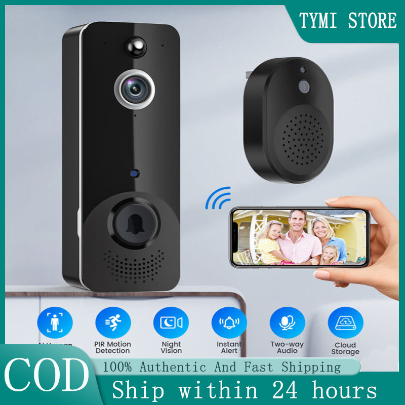Doorbell Wireless With Camera Smart Wifi Doorbell with Voice Intercom ...