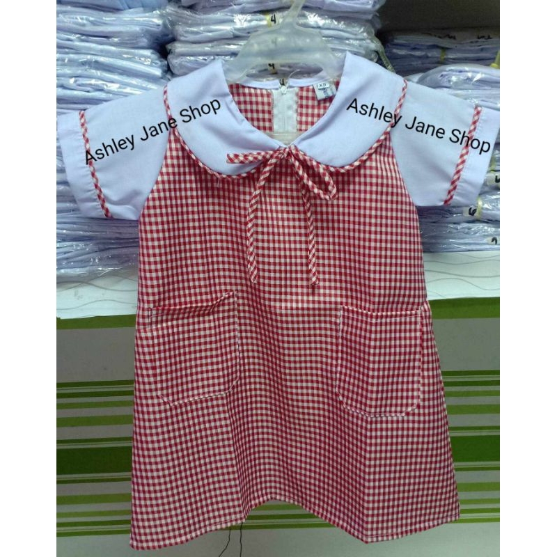 Daycare Dress School Uniform Checkered | Shopee Philippines
