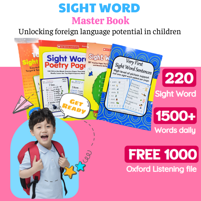 [FREE GIFTS] Sight Word Master Book Very First Sight Words Sentences ...