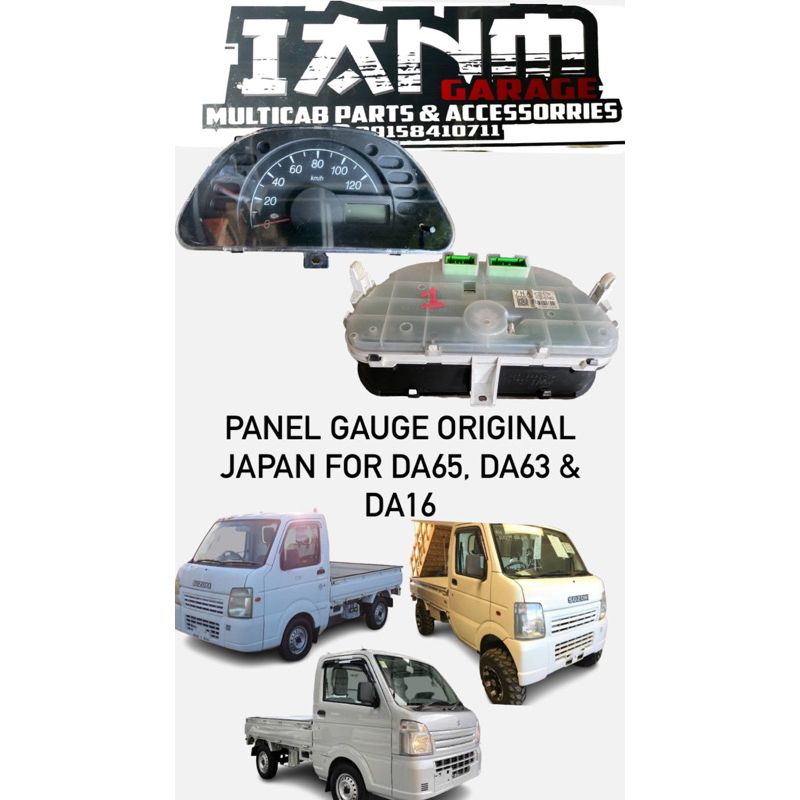 Panel Gauge for suzuki da63t , da16t & da65 original japan surplus ...