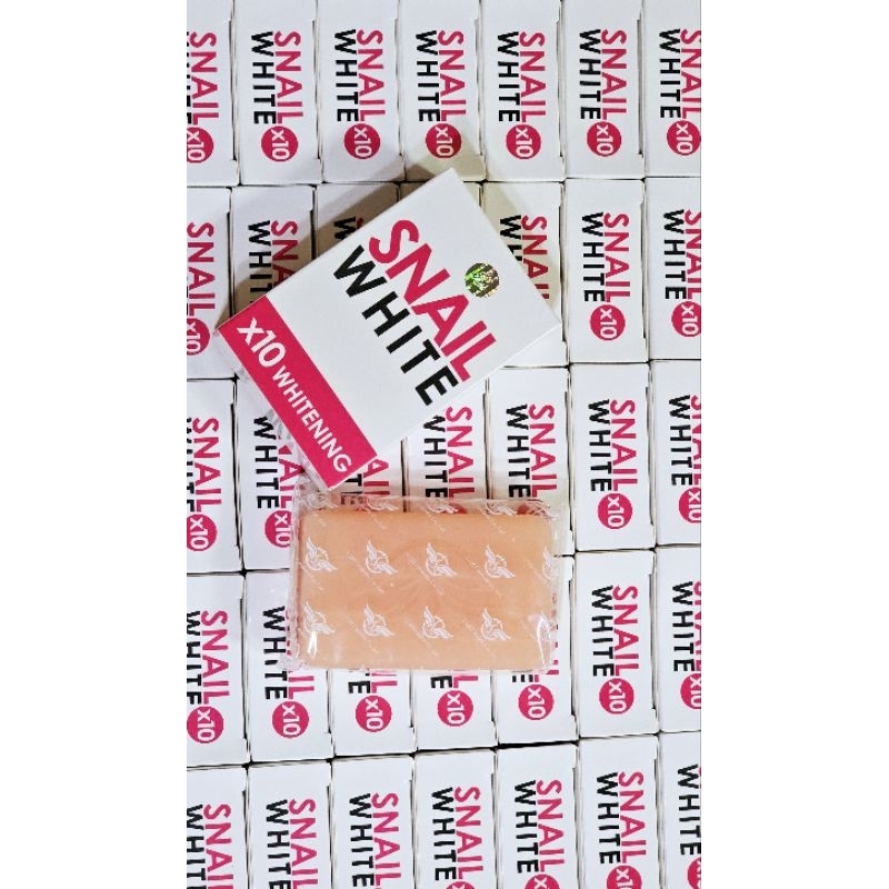 SNAIL WHITE SOAP X10 WHITENING (pink) | Shopee Philippines