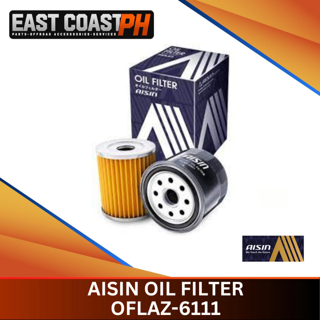 AISIN Oil Filter OFLAZ-6111 for Honda City/Jazz/Civic/HRV/Mobilio/Brio ...