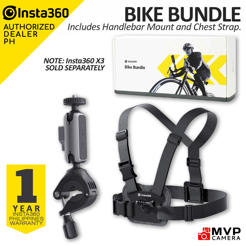 INSTA360 New Bike Bundle for X3 X2 GO2 GO3 RS 1-Inch Etc MVP CAMERA | Shopee Philippines