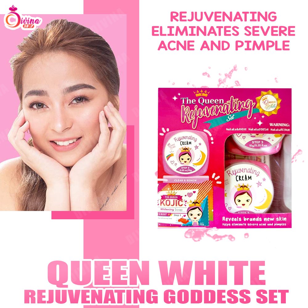 Queen White Goddess Skin Rejuvenating Set, Peeling Effect, Pimple ...
