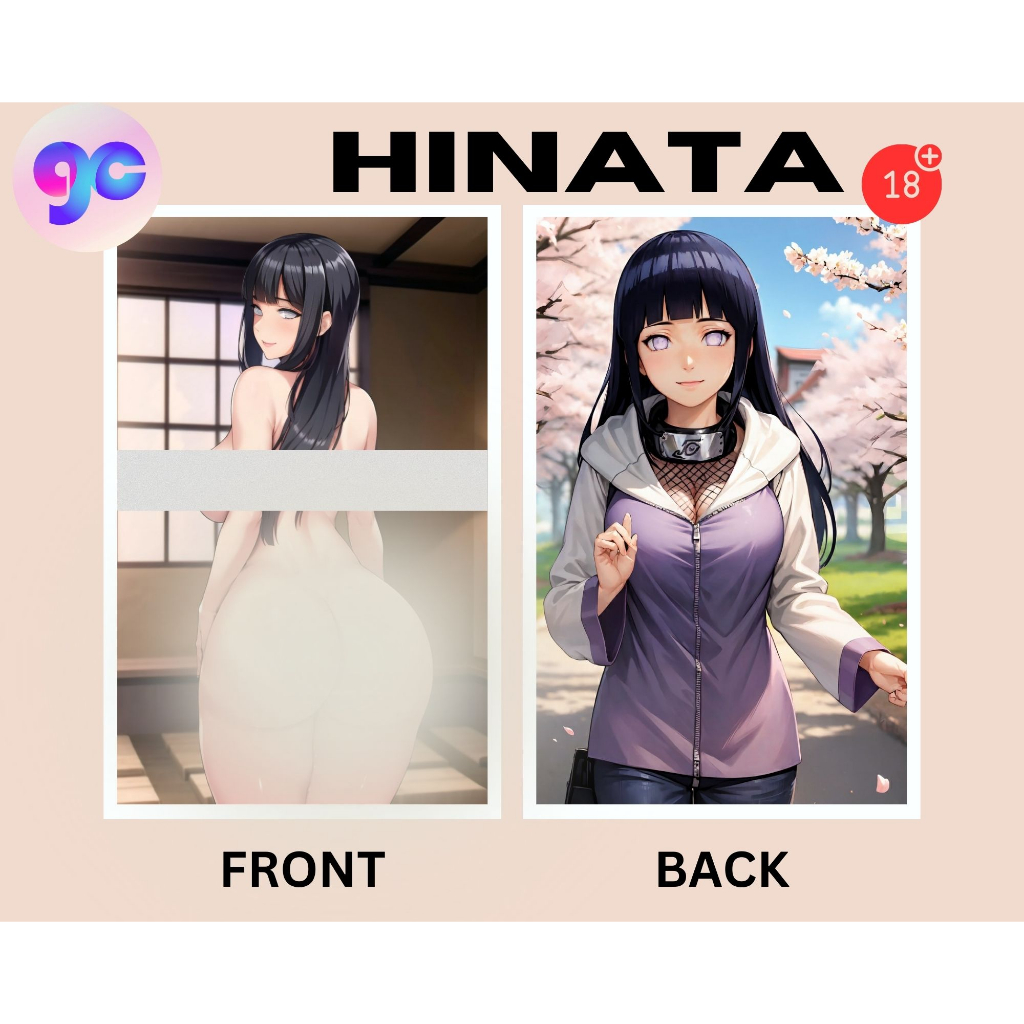 Hinata Hyuga Set 02 Naruto Shippuden High Quality Nsfw Photocards Shopee Philippines