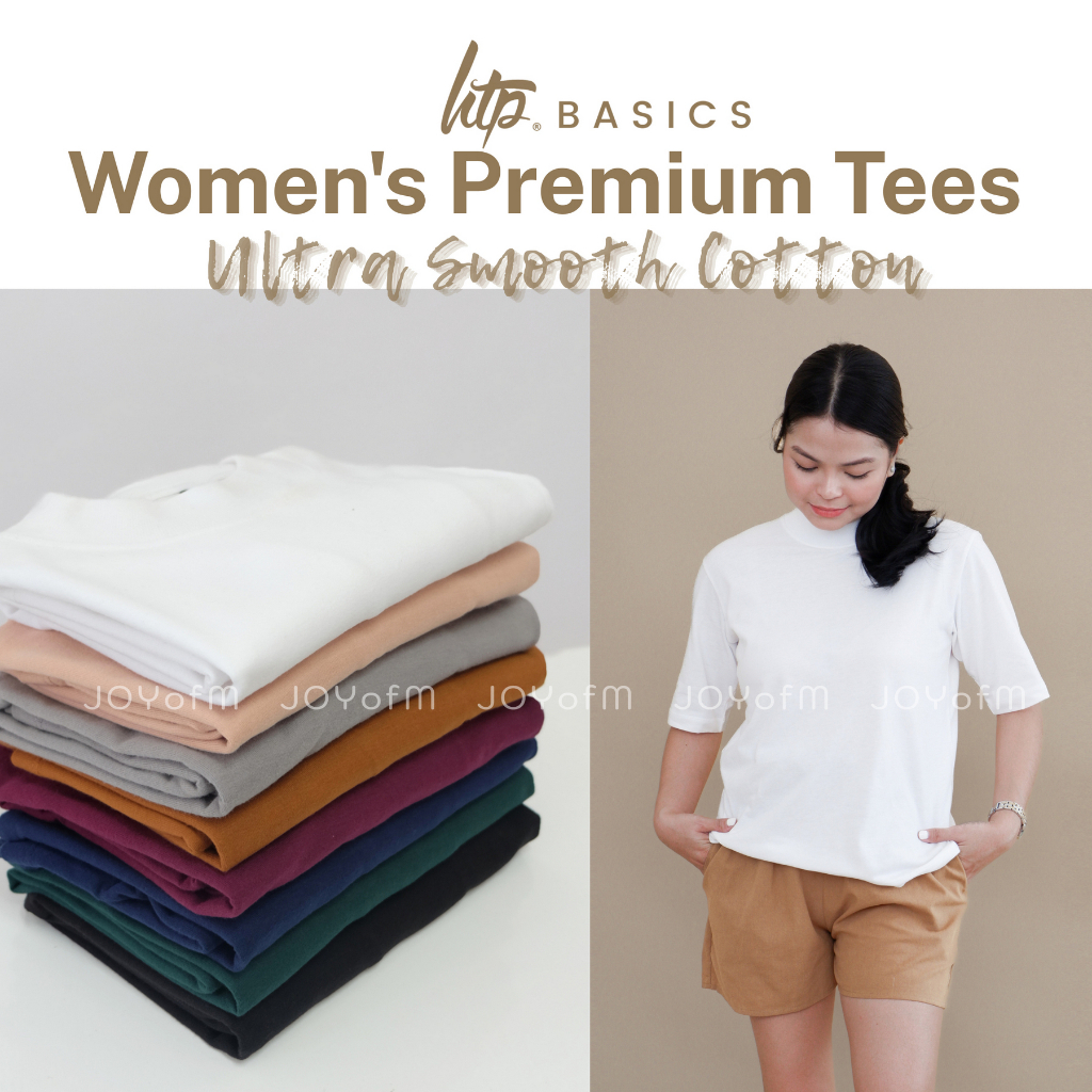 HTP Basics NEW Premium Tees for Women | Ultra Smooth Cotton - Latest ...