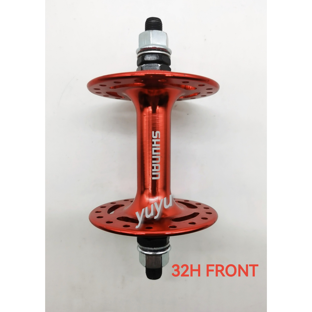 TAIWAN SHUNAN Alloy Hub Front & Rear 32 36 Holes 18T Sealed Bearing Hub ...